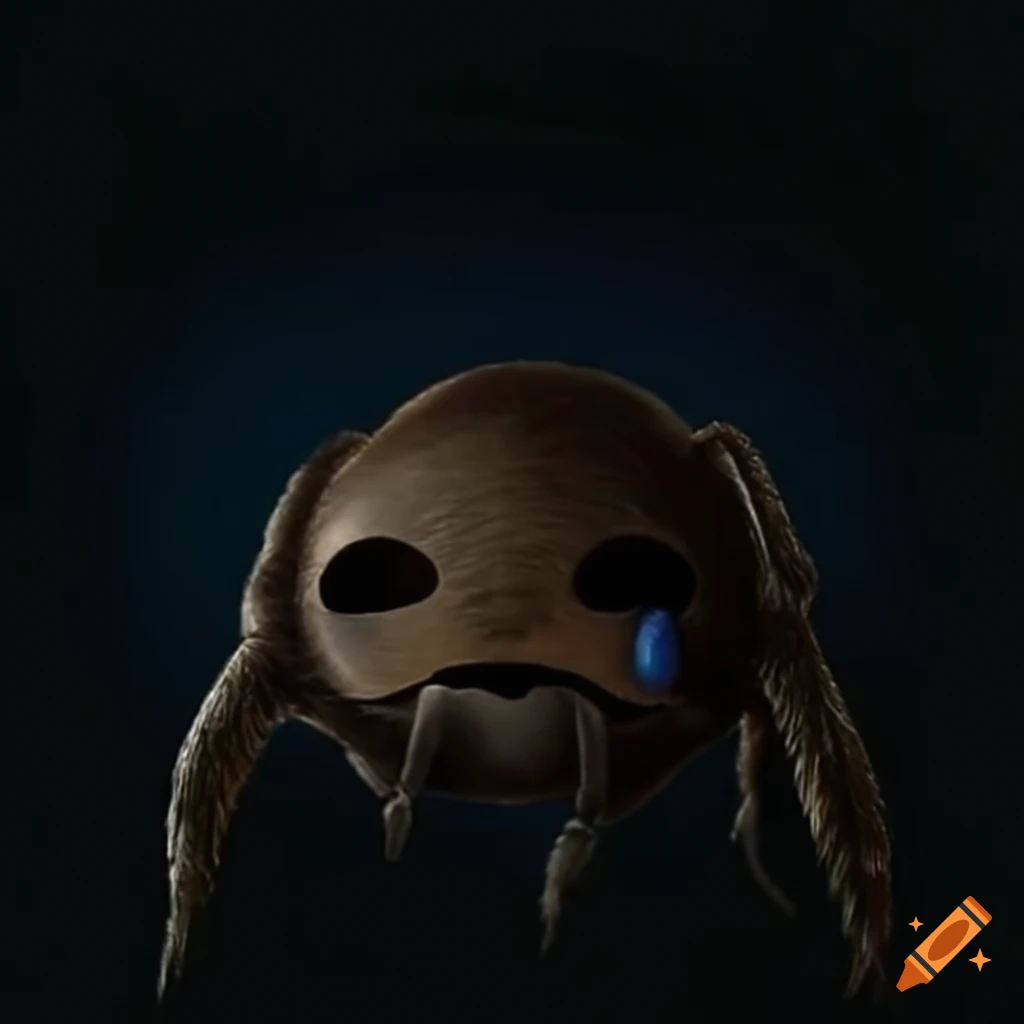 Giant spider crying in an arena on Craiyon