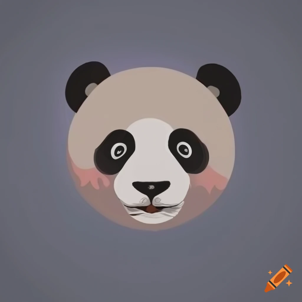 Circular panda avatar on Craiyon