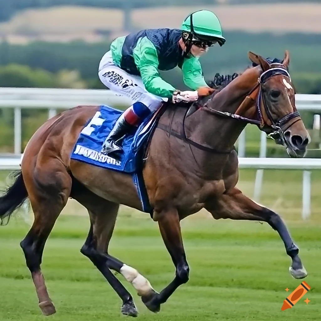 Horse Racing images created on Craiyon
