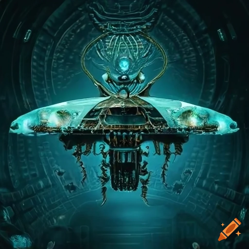 70s sci fi spectral art on Craiyon