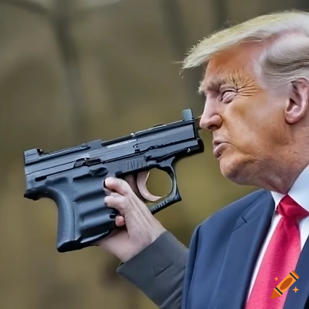 Satirical depiction of donald trump riding a squirrel on Craiyon