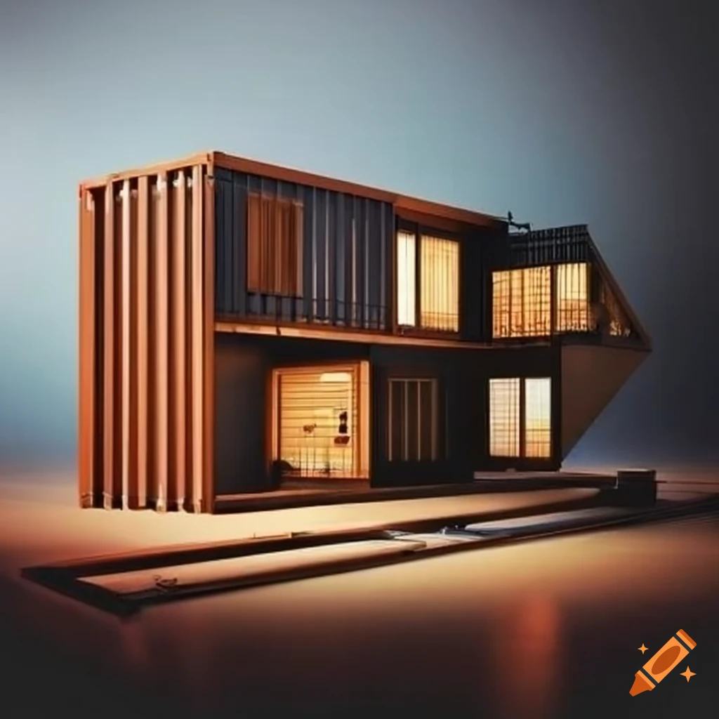 Design of a shipping container house