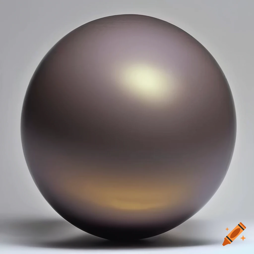 Luxury cream in a sculpted sphere packaging