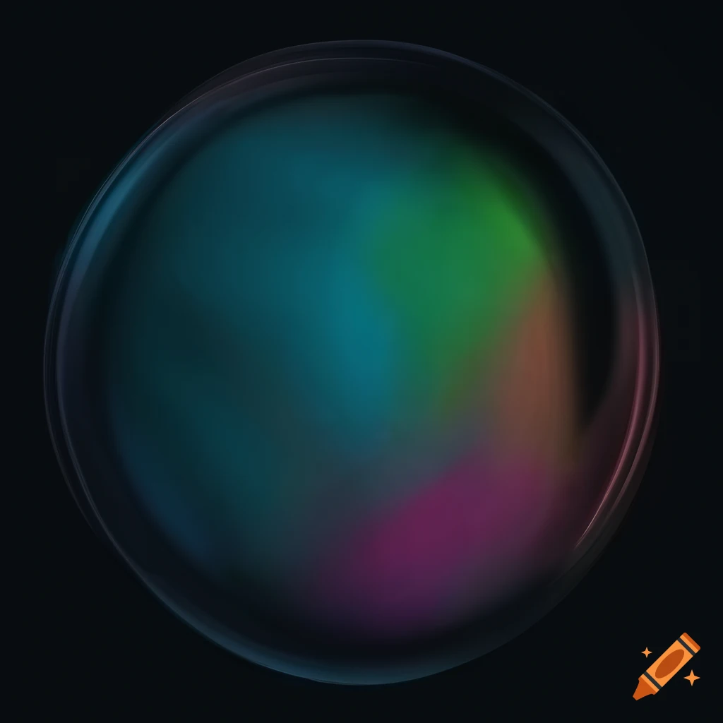 Abstract hologram sphere texture on Craiyon