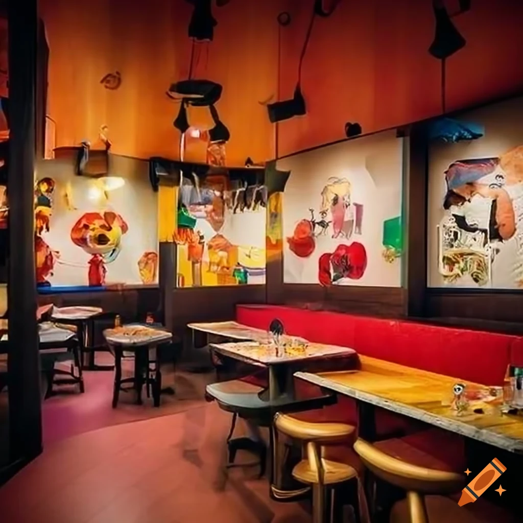 Realistic kids restaurant concept on Craiyon