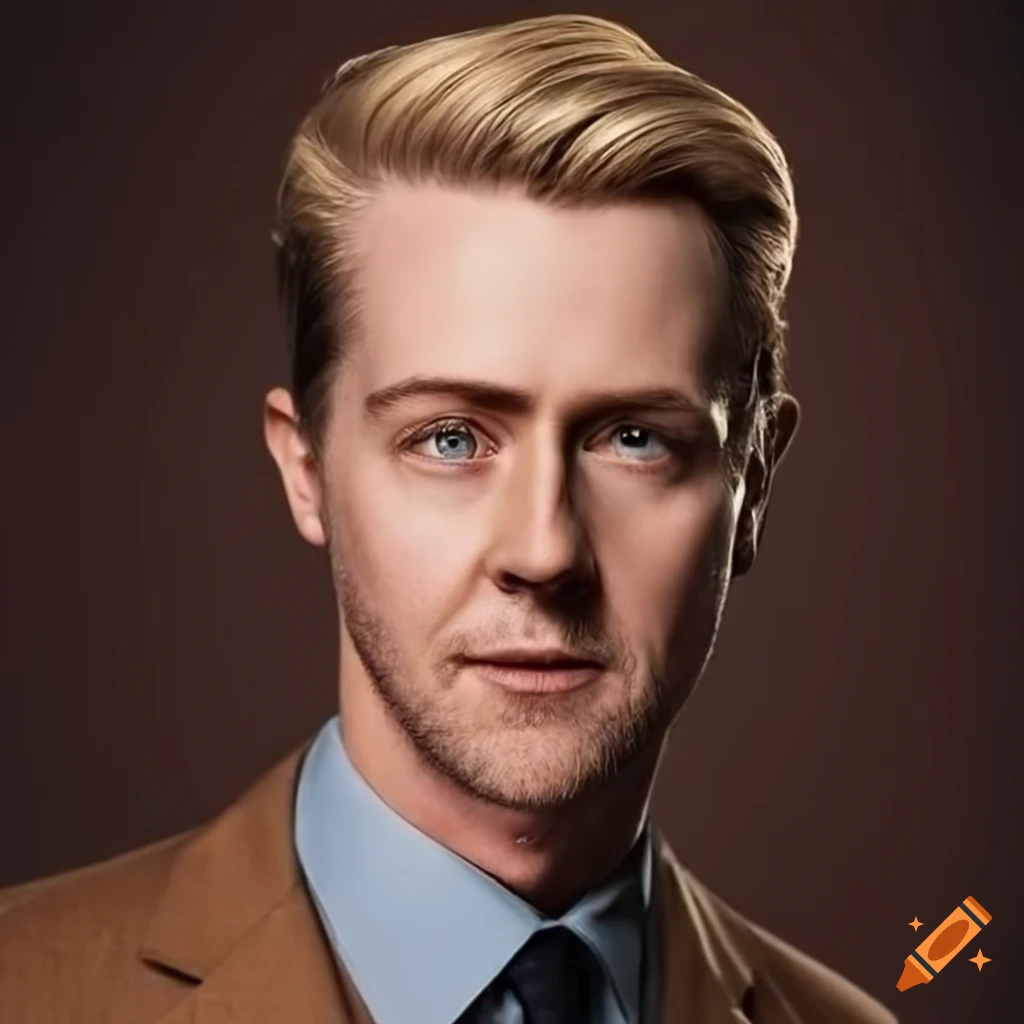 Portrait of ian ziering as 1950s steve rogers from marvel comics on Craiyon