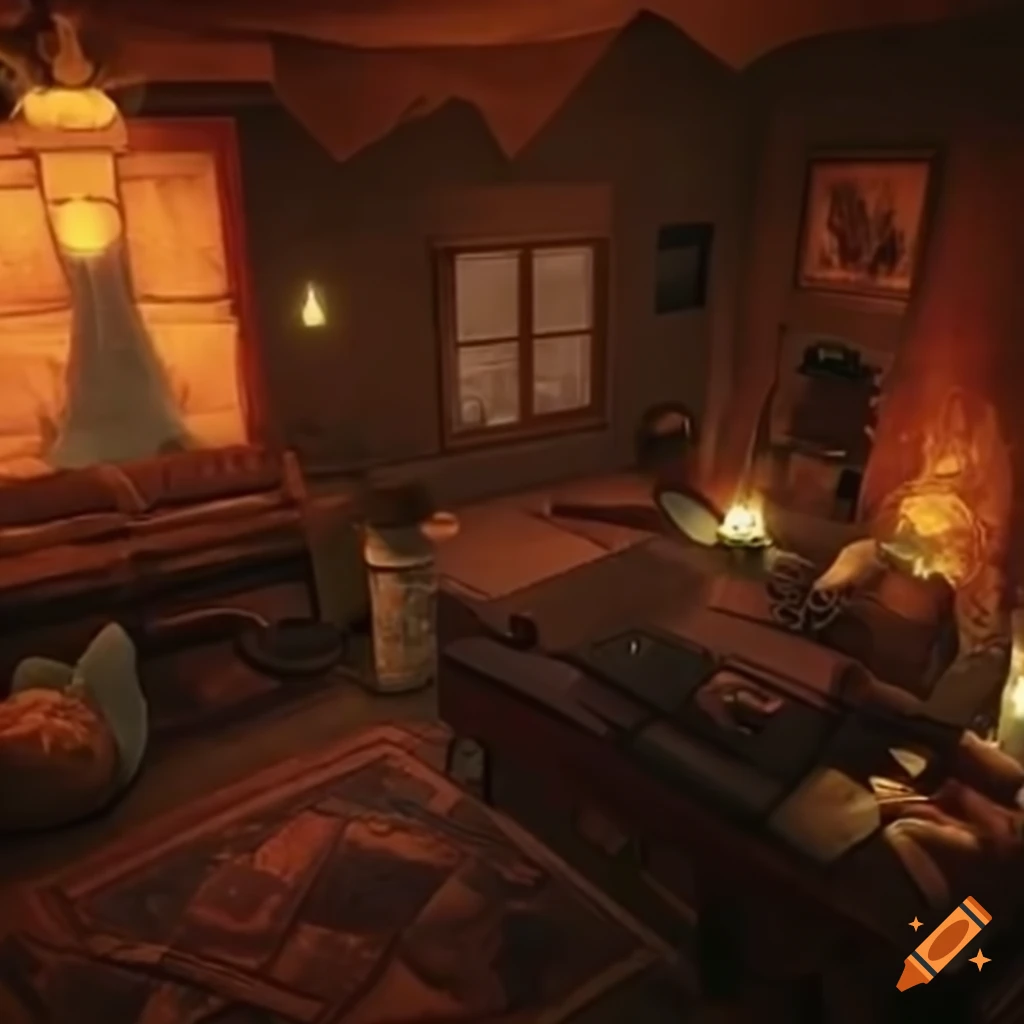 Cozy gaming community illustration