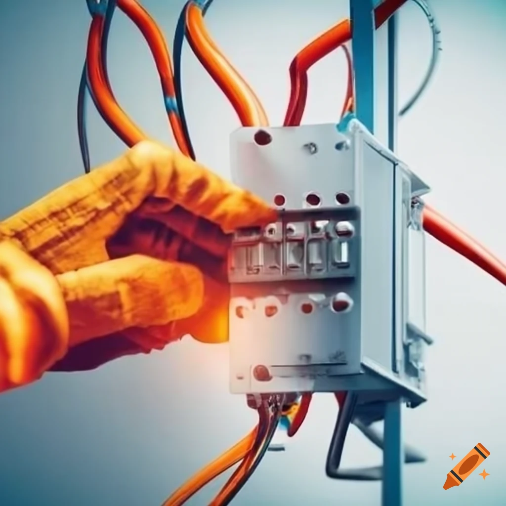 Image of a turnkey electrical installation on Craiyon