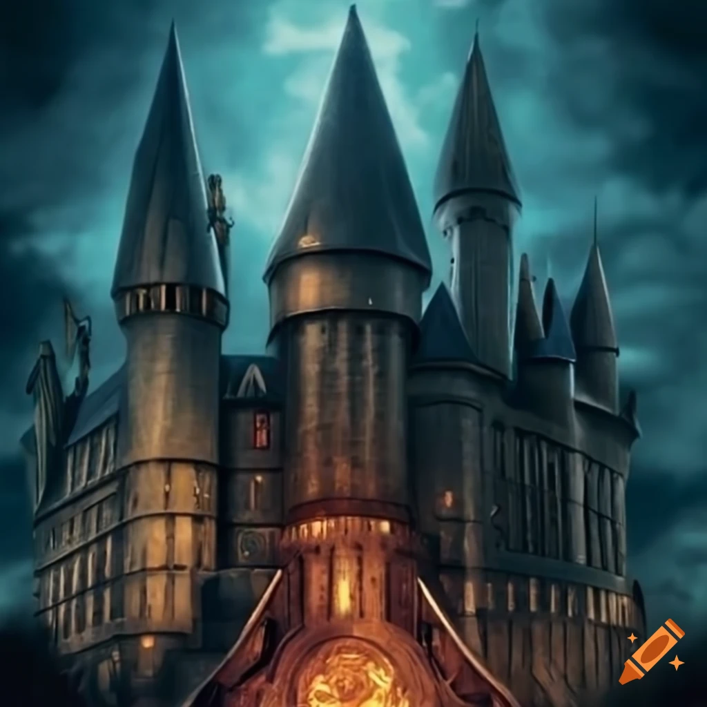 Hogwarts castle on Craiyon