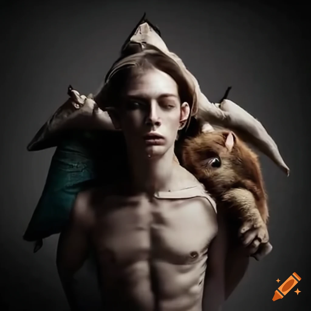 Rat in a ghost halloween costume on Craiyon