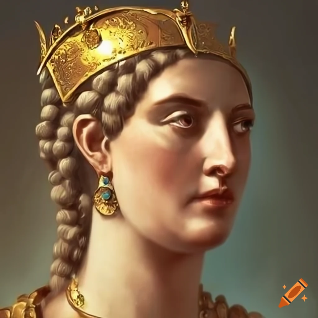 Portrait of a roman queen