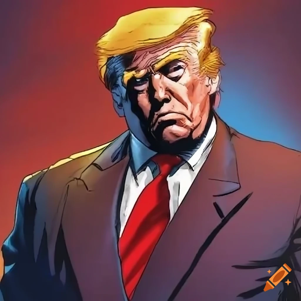 Parody of resident evil game cover with a donald trump twist on Craiyon