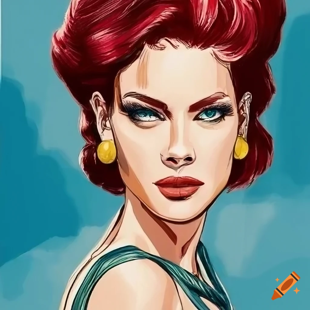 Line art Coloring Book Page Of A Beautiful Woman On Craiyon