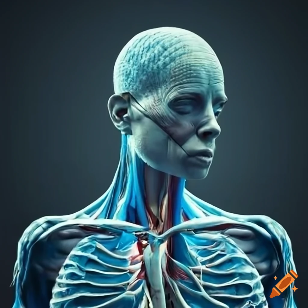Front View Anatomical Human Nose With All Skin Layers To Cartilage On front-view-anatomical-human-nose-with-all-skin-layers-to-cartilage-on