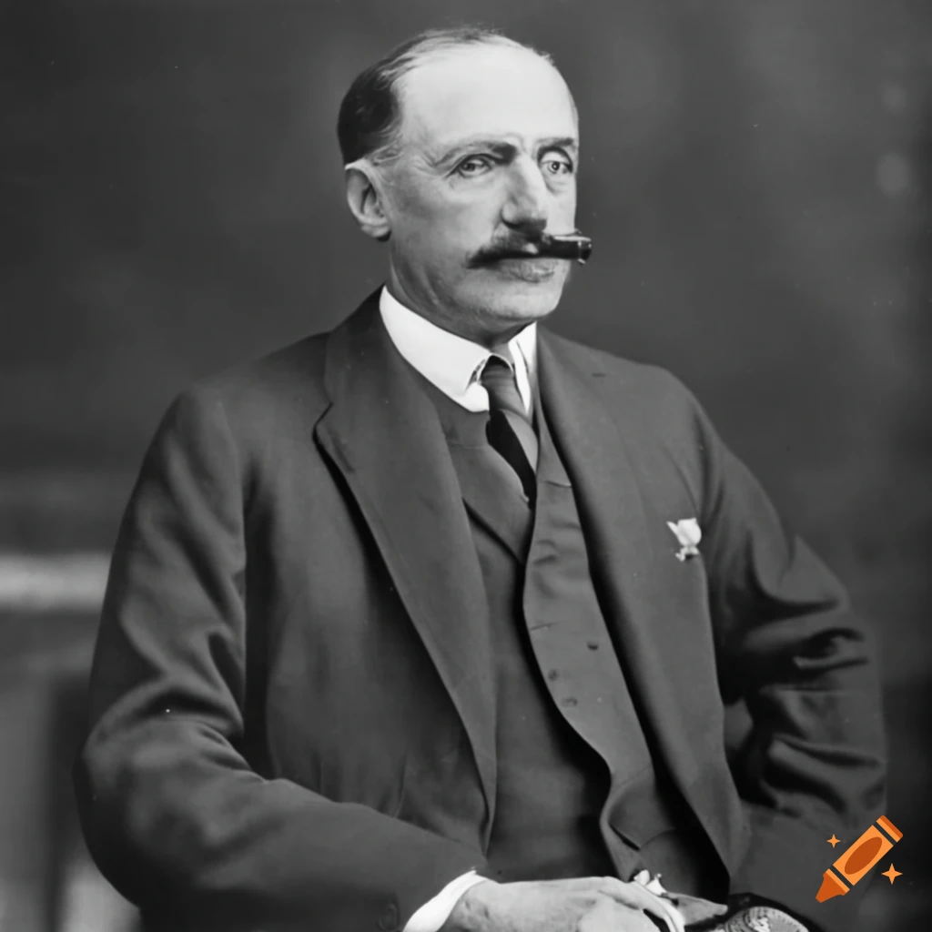 Portrait of billy hughes, 7th prime minister of australia