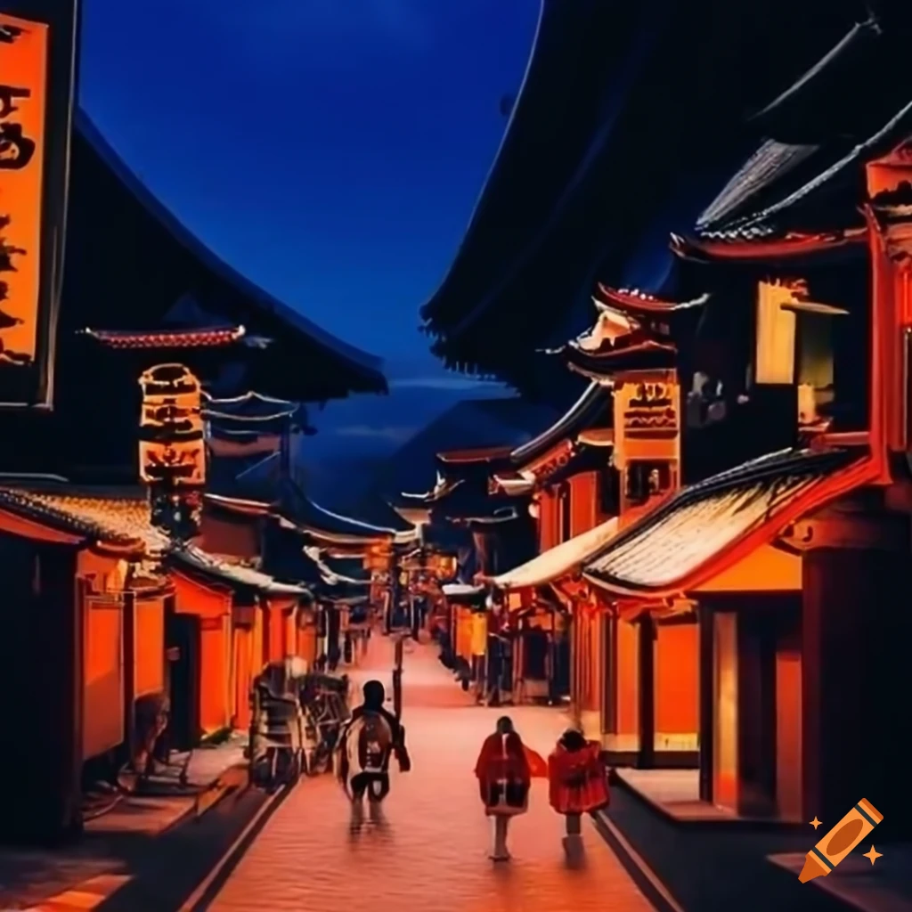 Summer festival in japan during the afternoon on Craiyon