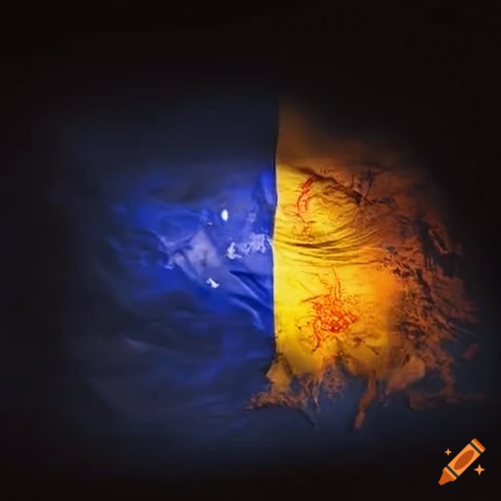 Flag representing an island