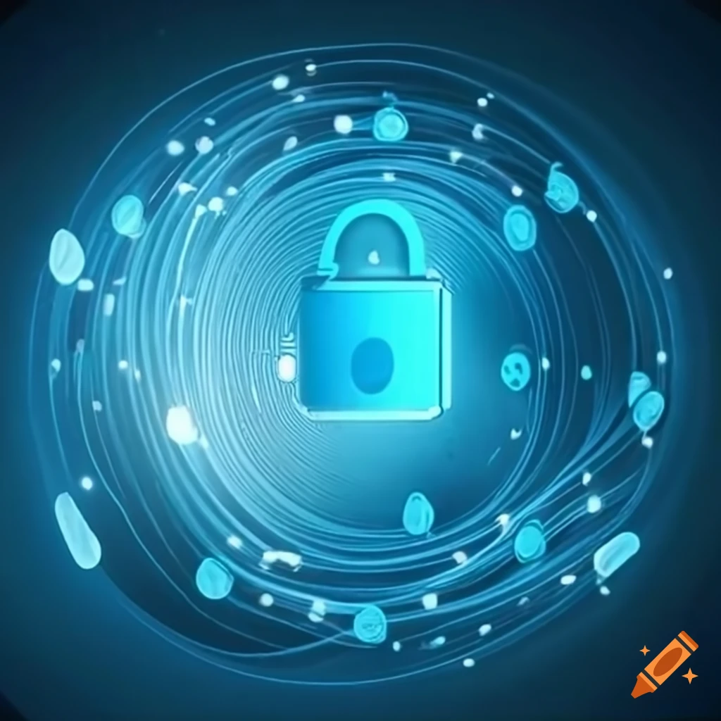 Symbolic Representation Of Data Flow In A Secure Blockchain Network On symbolic-representation-of-data-flow-in-a-secure-blockchain-network-on