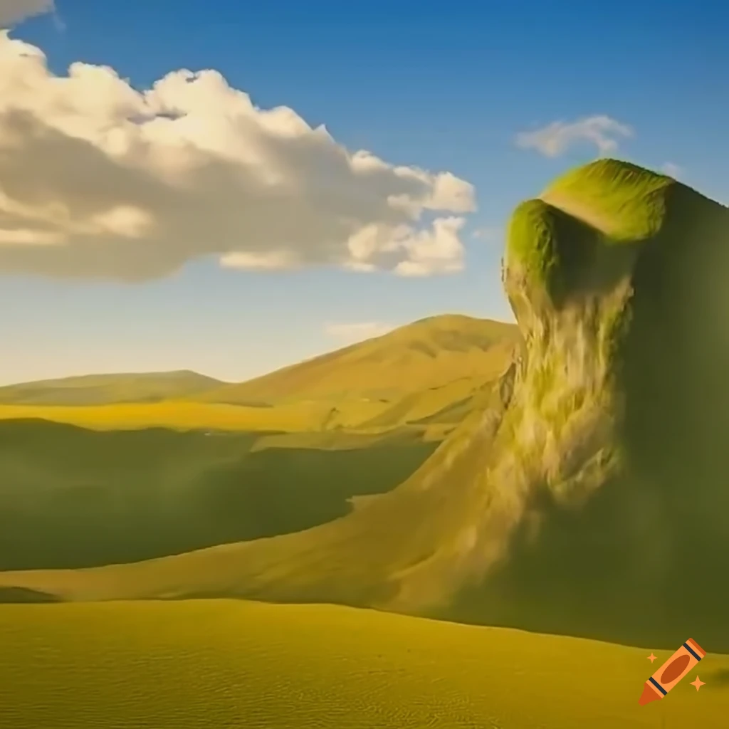 Surreal landscape artwork