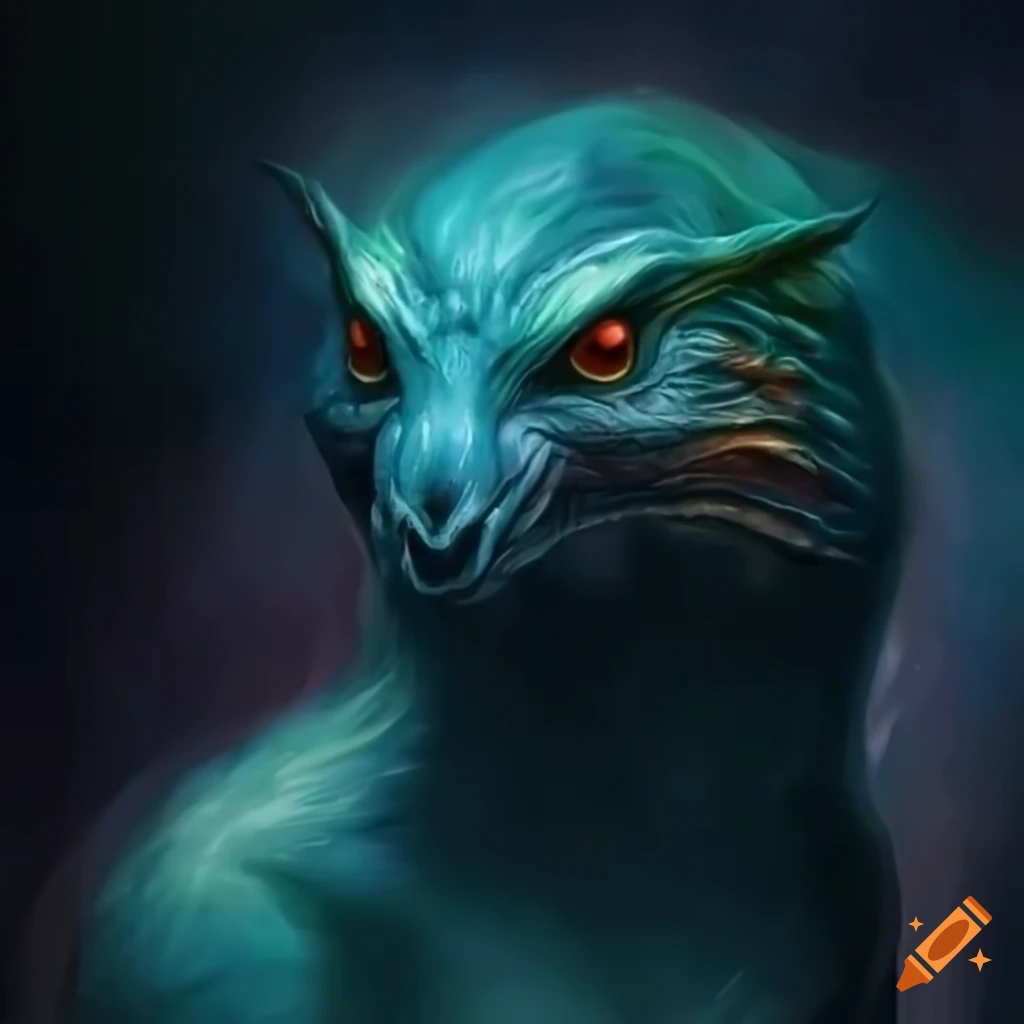 Fascinating and ethereally beautiful mysterious creature on Craiyon