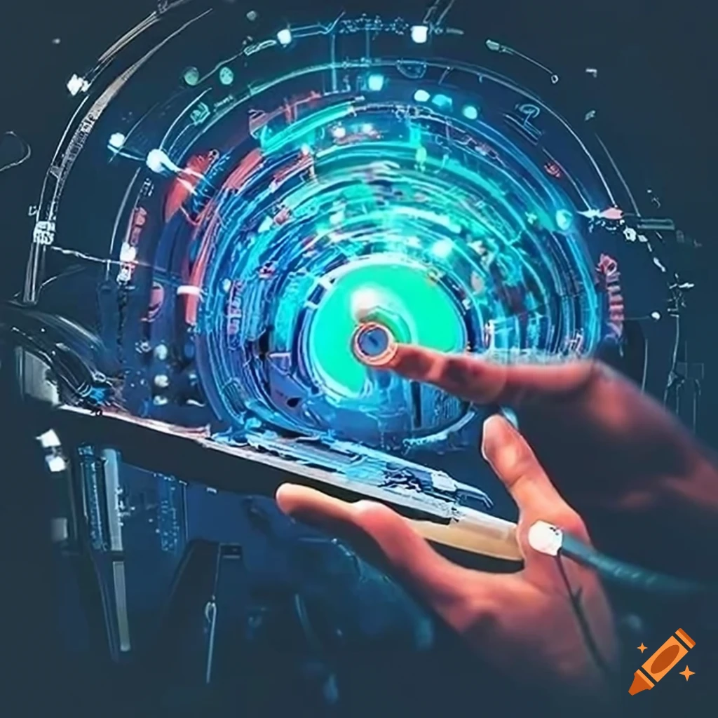 Telecom technician troubleshooting customer connection in ftth on Craiyon