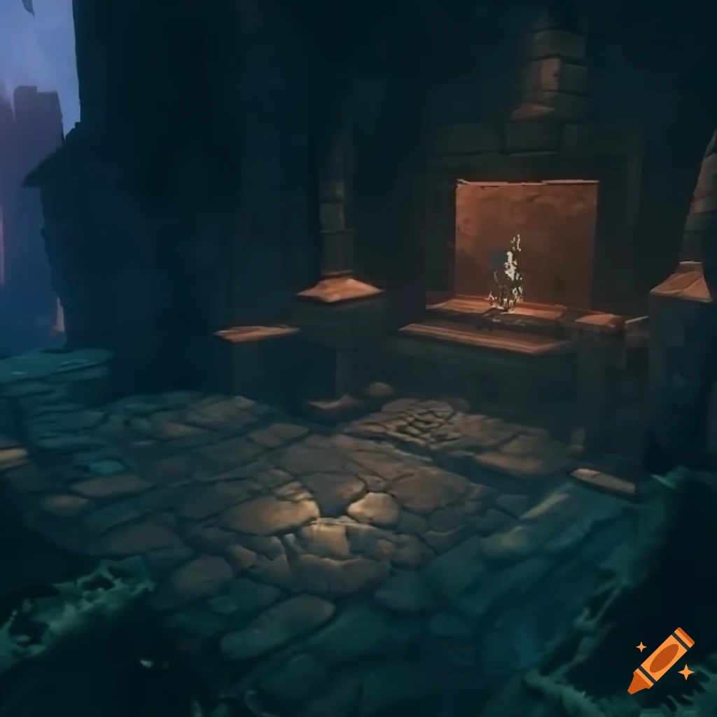 Intricate isometric terrain concept art for video games on Craiyon