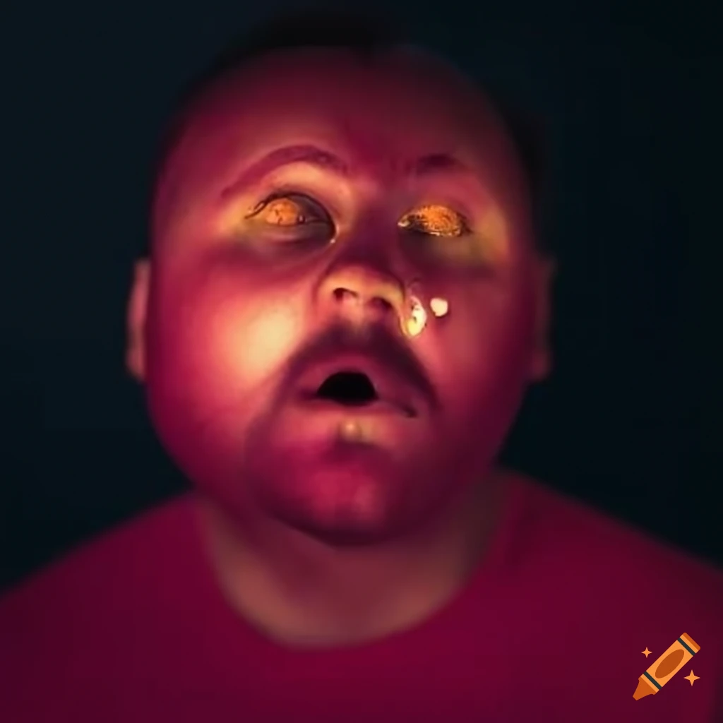 Creative sculpture of an apple with a sigma face on Craiyon