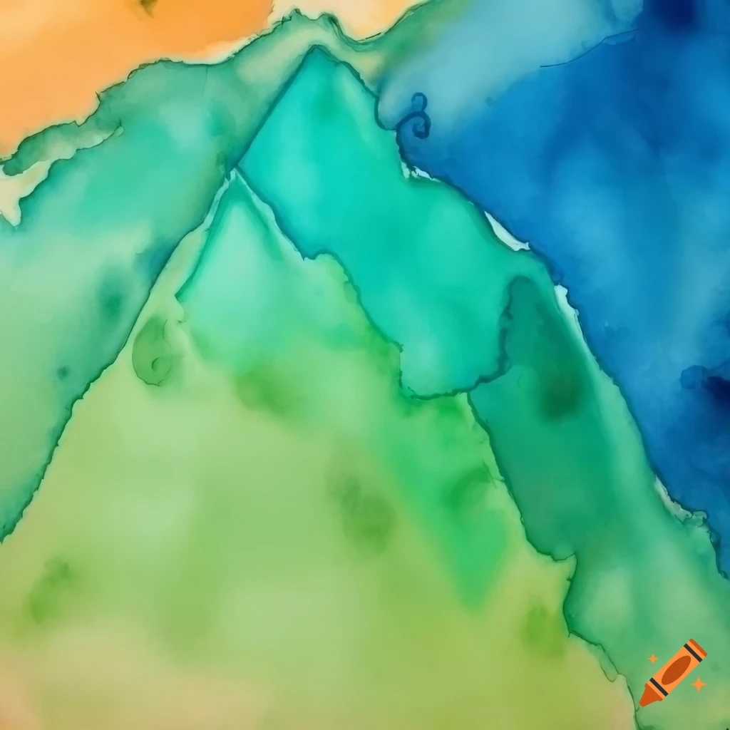 Color palette for a mountain