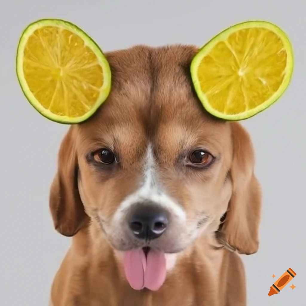 Dogs with unique lemon-shaped ears
