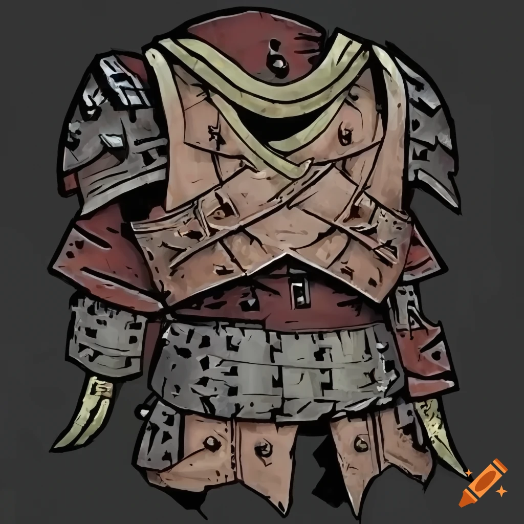 Fantasy artwork of a tribal mammoth tusk armor on Craiyon