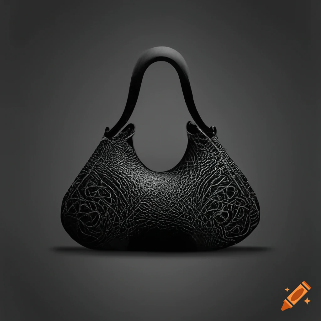 Black gothic abstract bag design on Craiyon