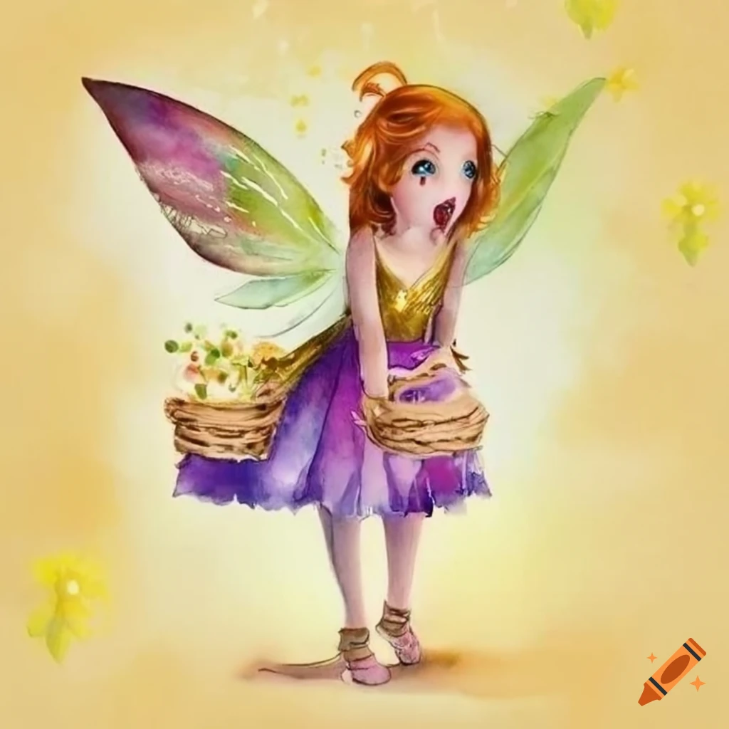 Fairy in star sky on Craiyon
