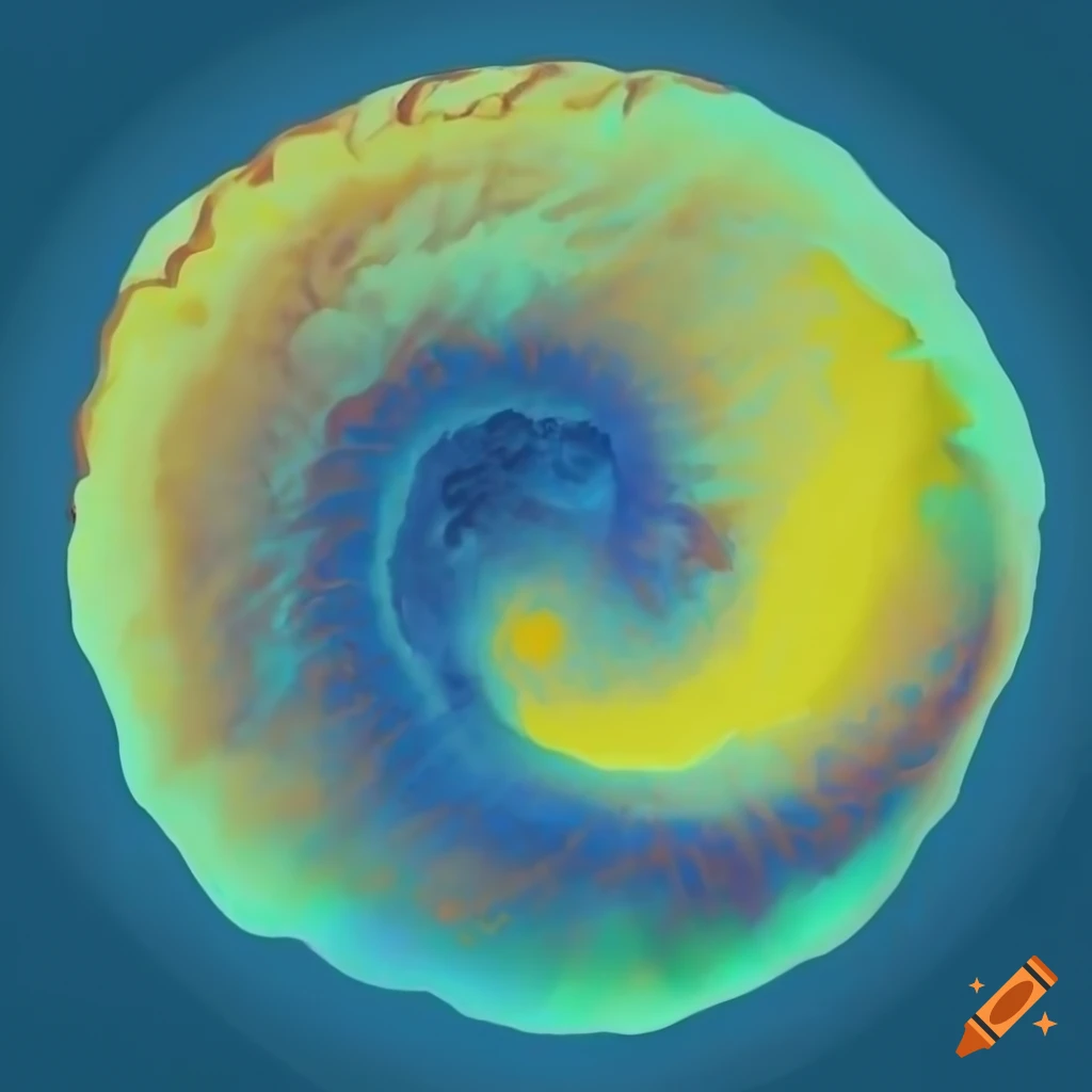 Digital art of a colorful surfing wave with visible crest on Craiyon