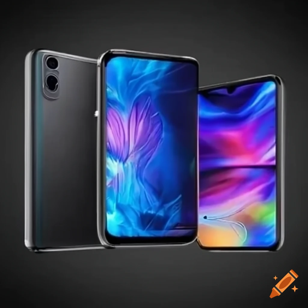 Smartphones communicating with each other on Craiyon