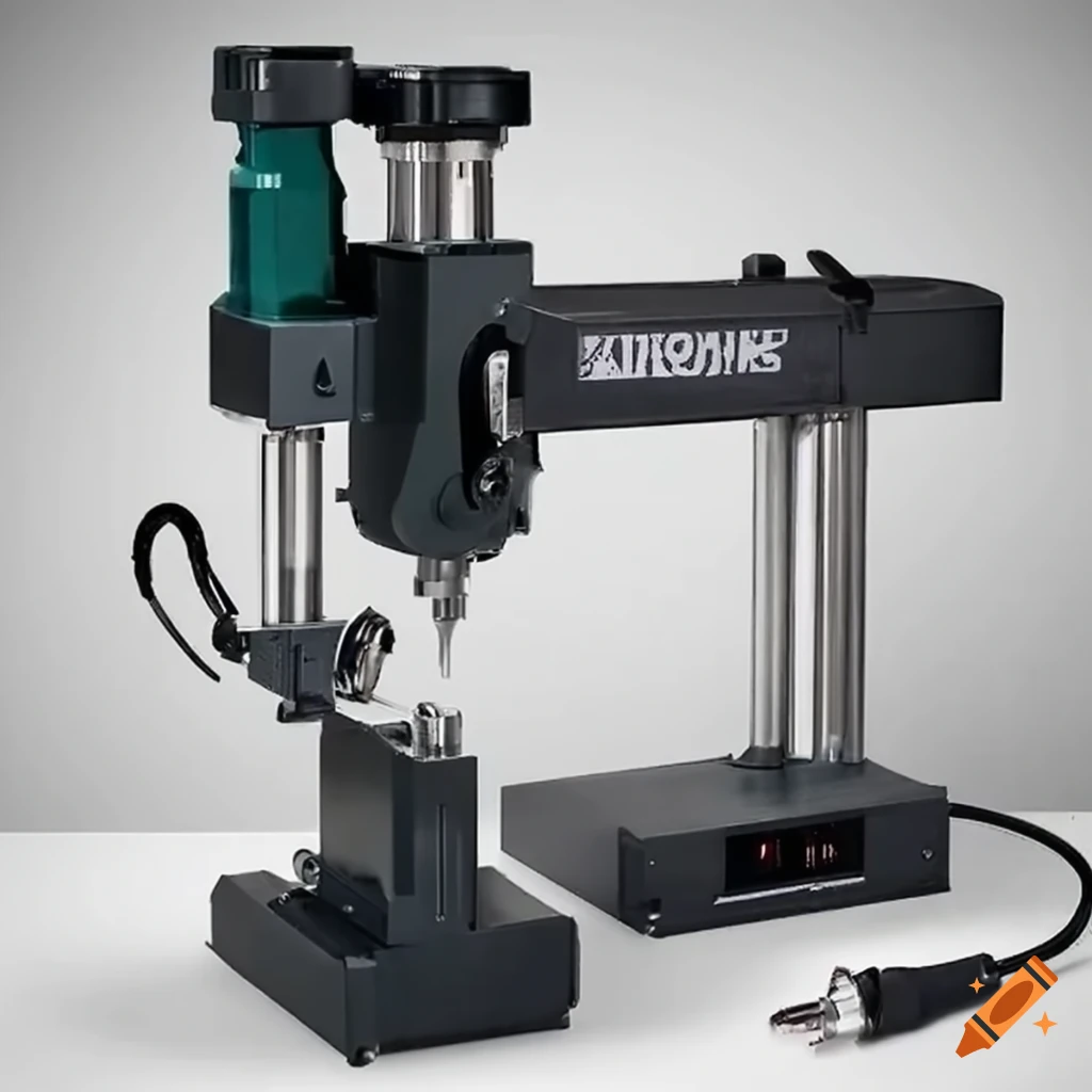 Compact drilling machine with innovative design on Craiyon