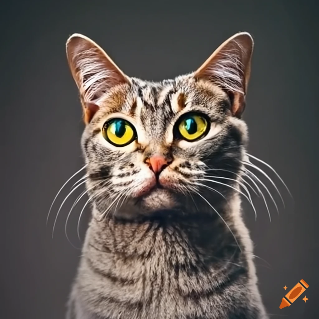 Photograph of an old cat