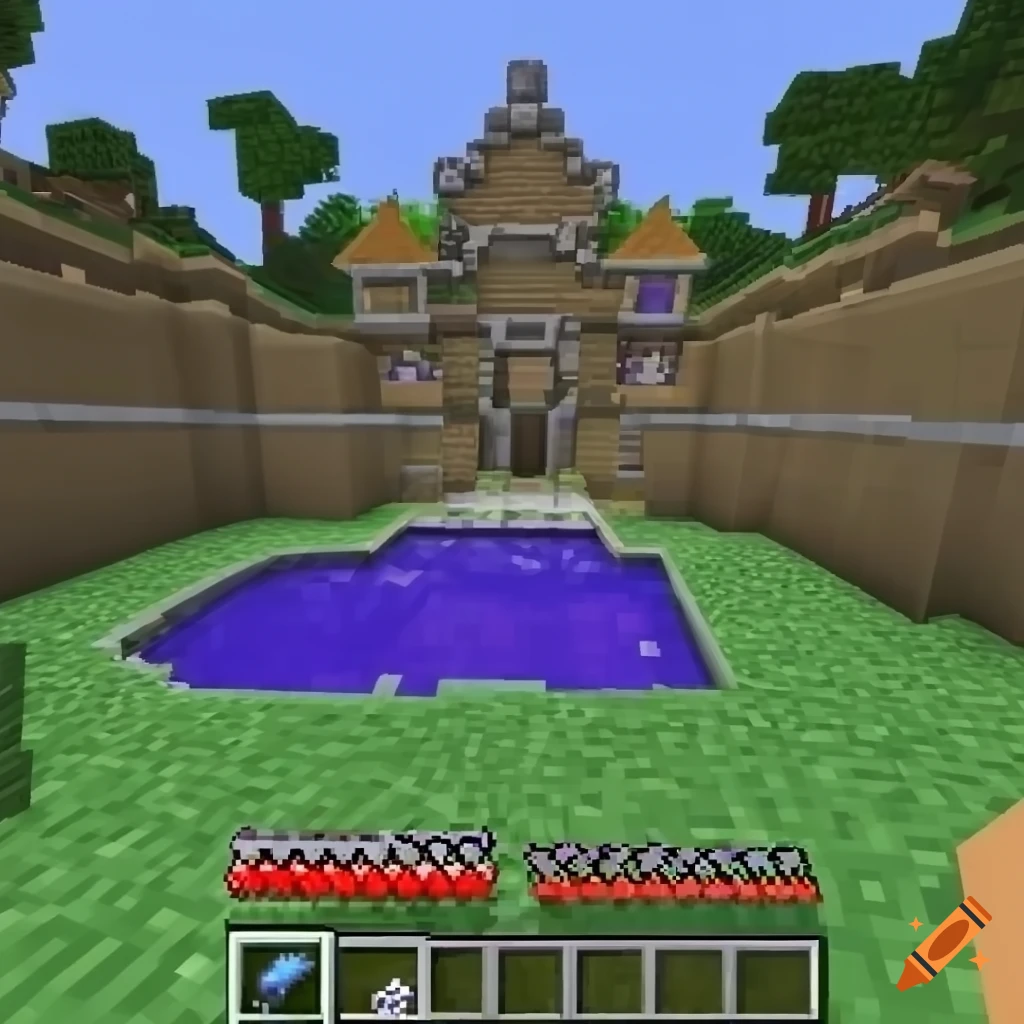 Screenshot Of Exploring In Minecraft Smp Server On Craiyon