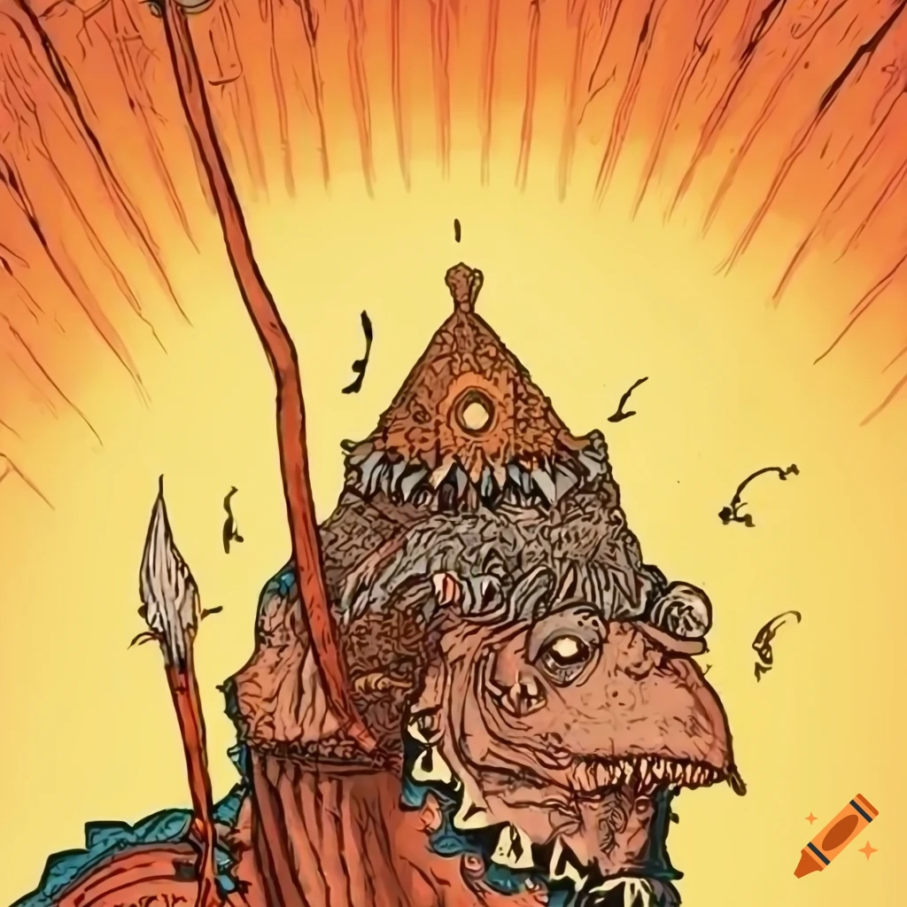 John Byrne's illustration of curious creatures in a medieval bestiary ...