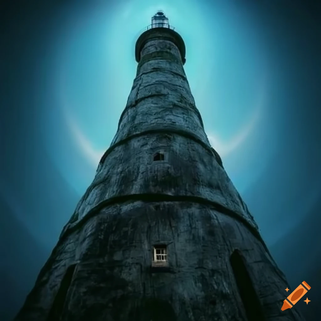 Lighthouse with a statue of jesus on top on Craiyon