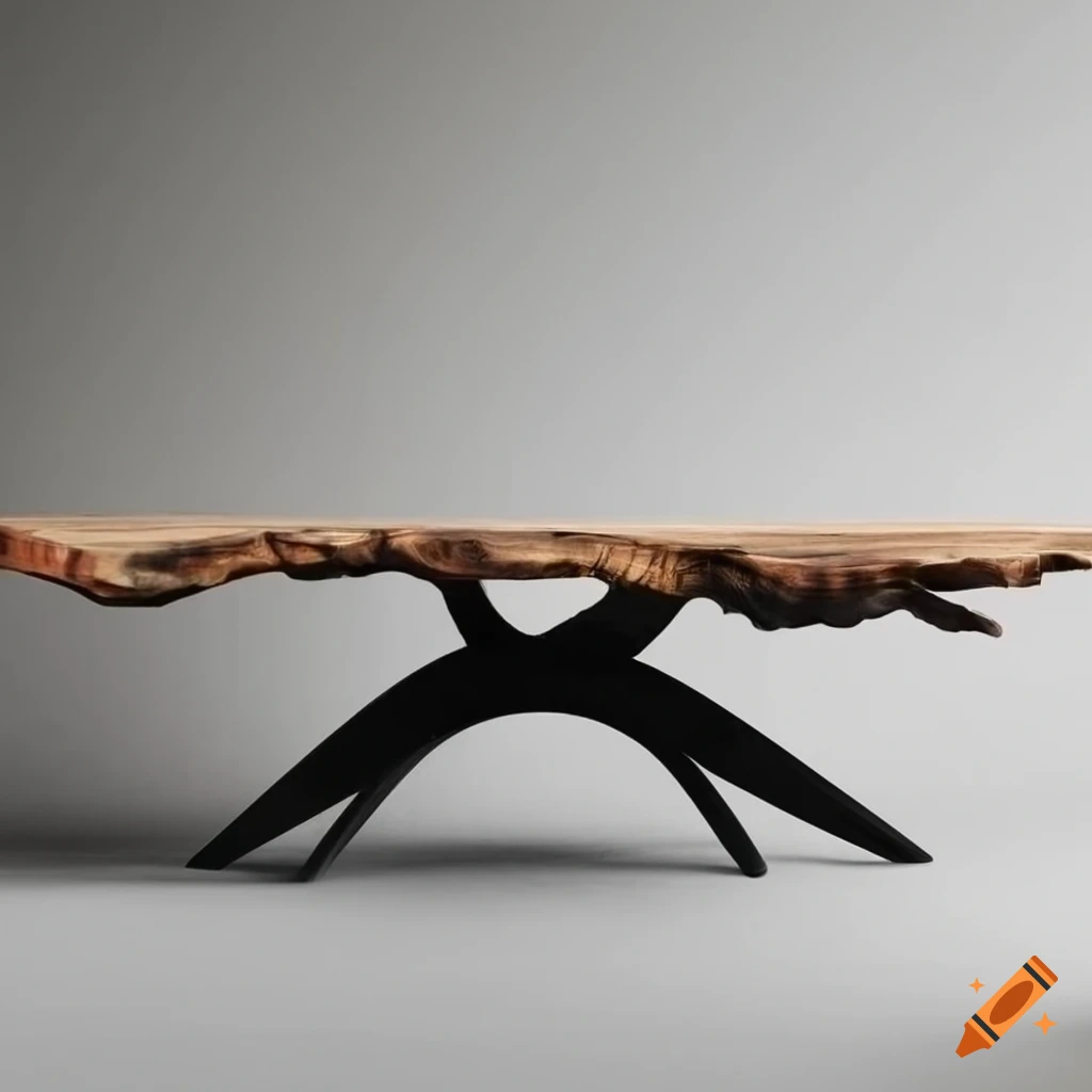 Stool with pot base and root legs on Craiyon