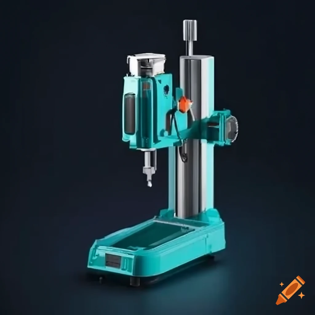Compact drilling machine with innovative design on Craiyon