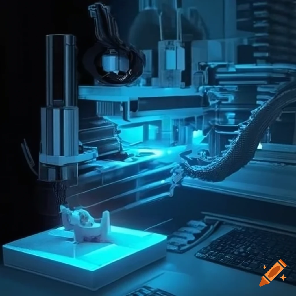 Matrix vector space for 3D printing programming on Craiyon