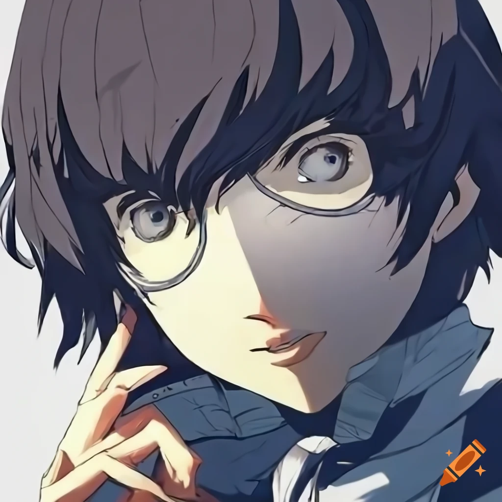Image of makoto yuki from persona 3 on Craiyon
