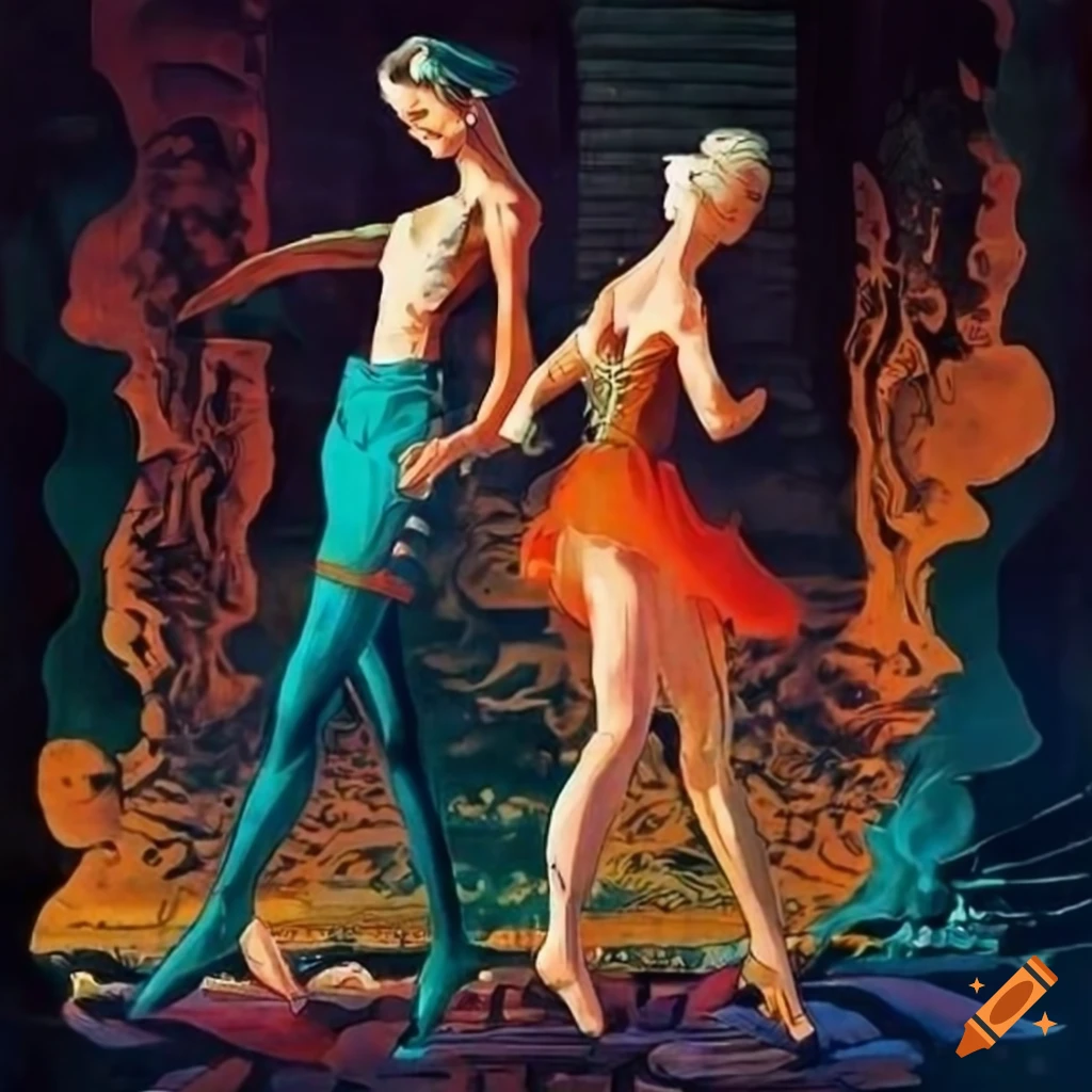 Artistic Depiction Of Russian Ballerinas And Flagellants On Craiyon