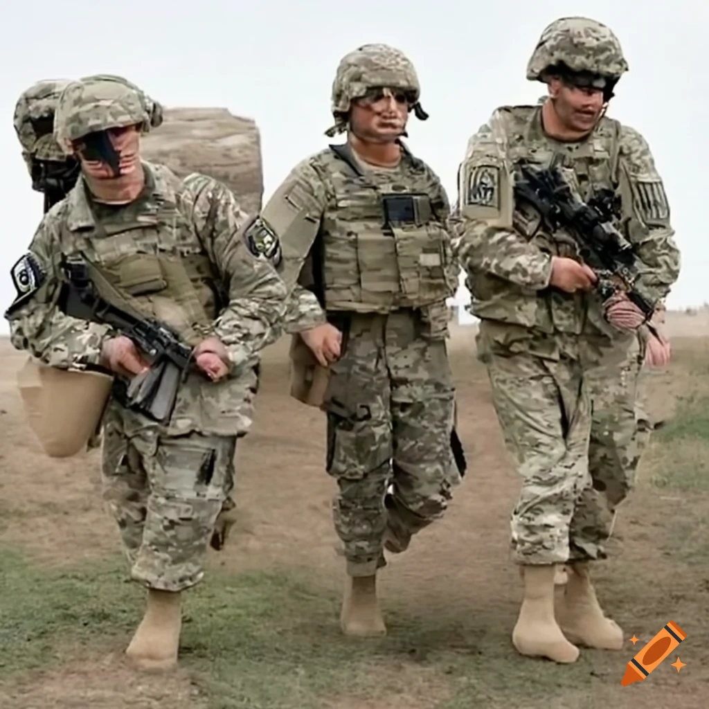 Image of strategists commanding troops on Craiyon