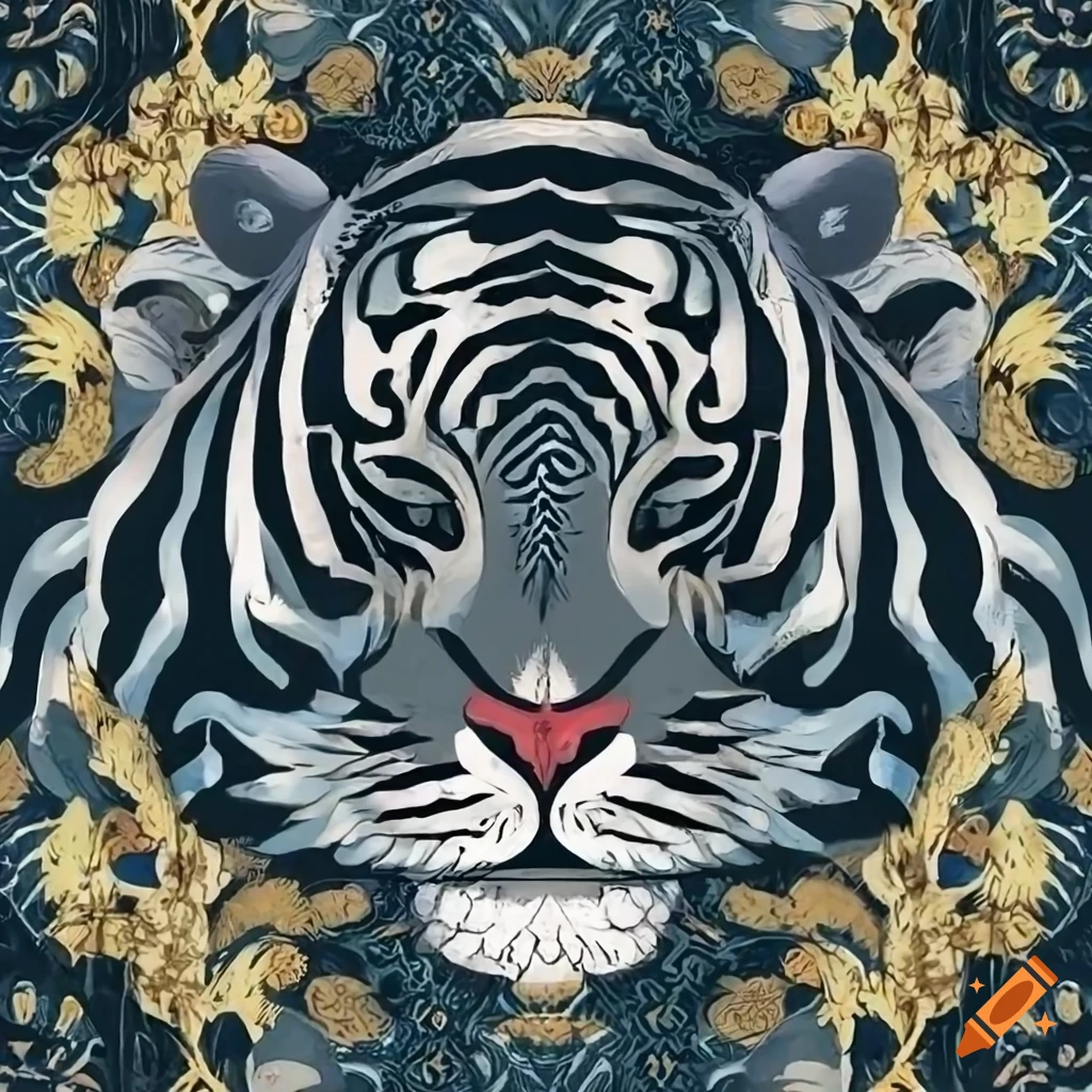 Japanese Traditional Tiger Art