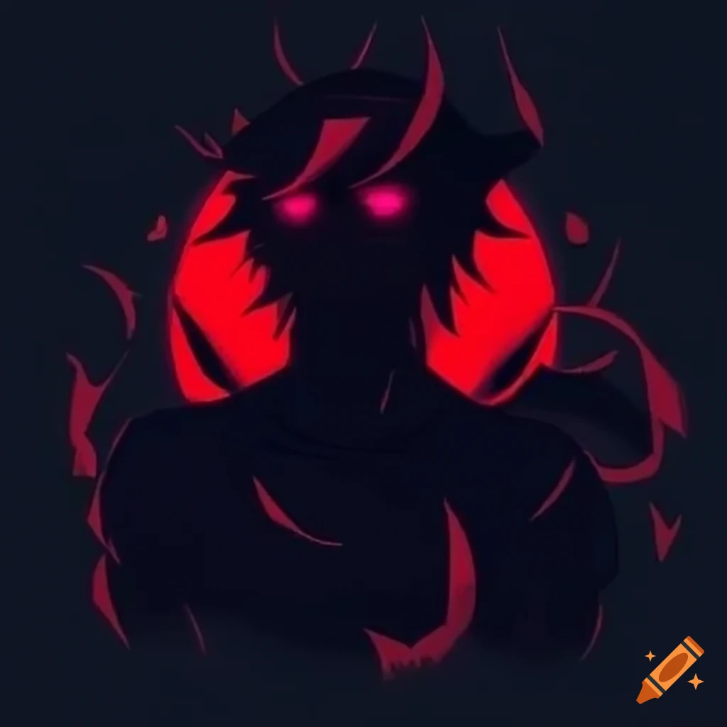 Image of a shadow demon man on Craiyon