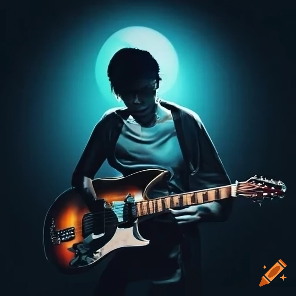 Guitar recording studio setup on Craiyon