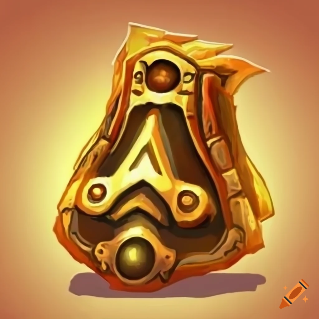 Icon of a golden relic game item