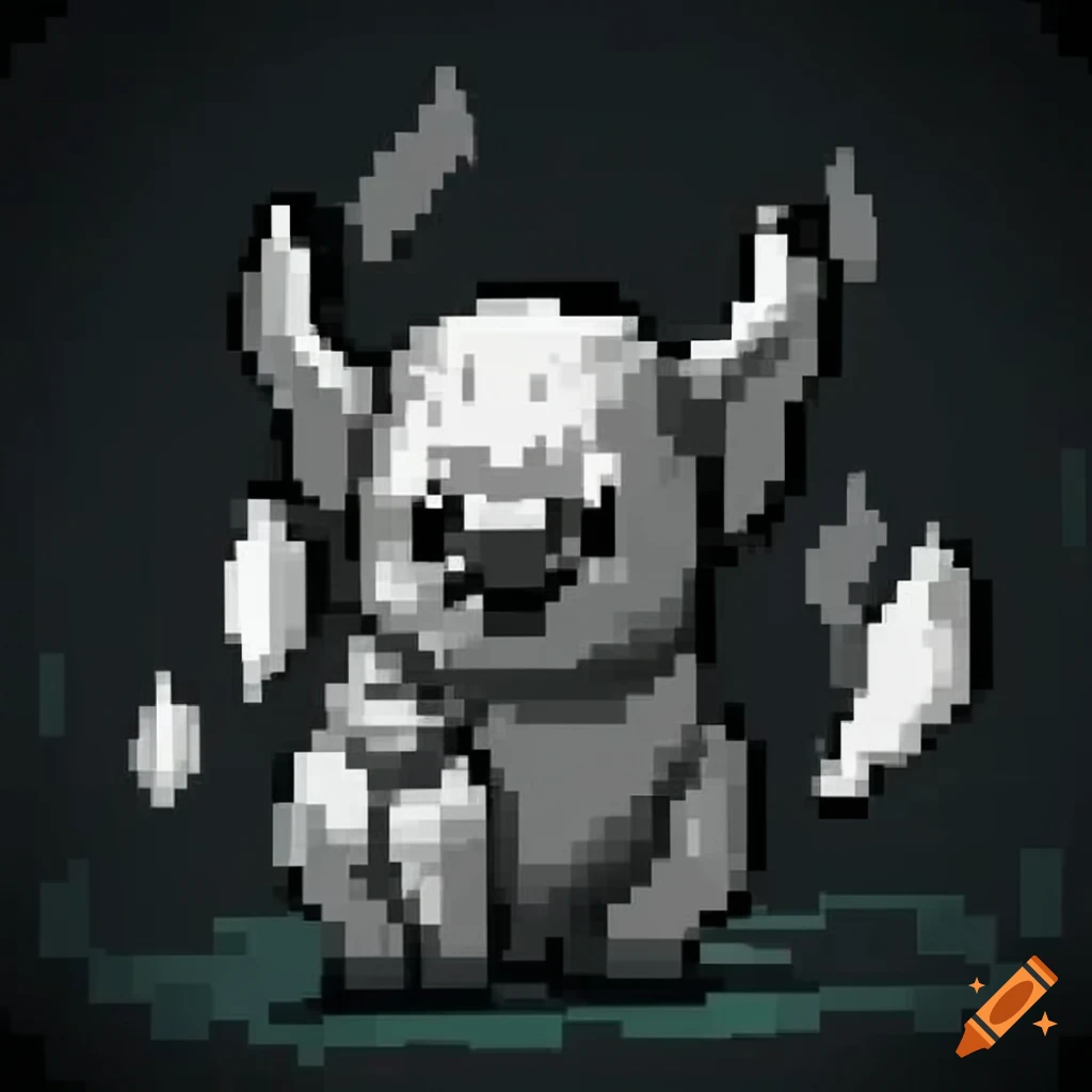 Pixel art of a pet in an rpg game
